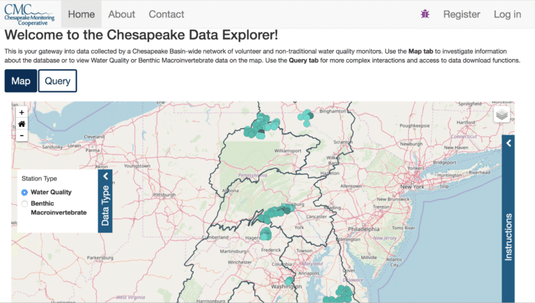 Check out the newly available Chesapeake Data Explorer! - Chesapeake Monitoring Cooperative